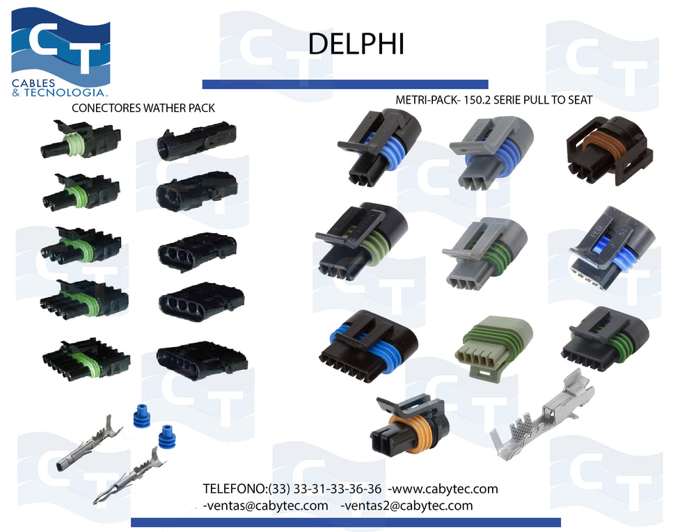 CONECTORES Y TERMINALES – Cabytec