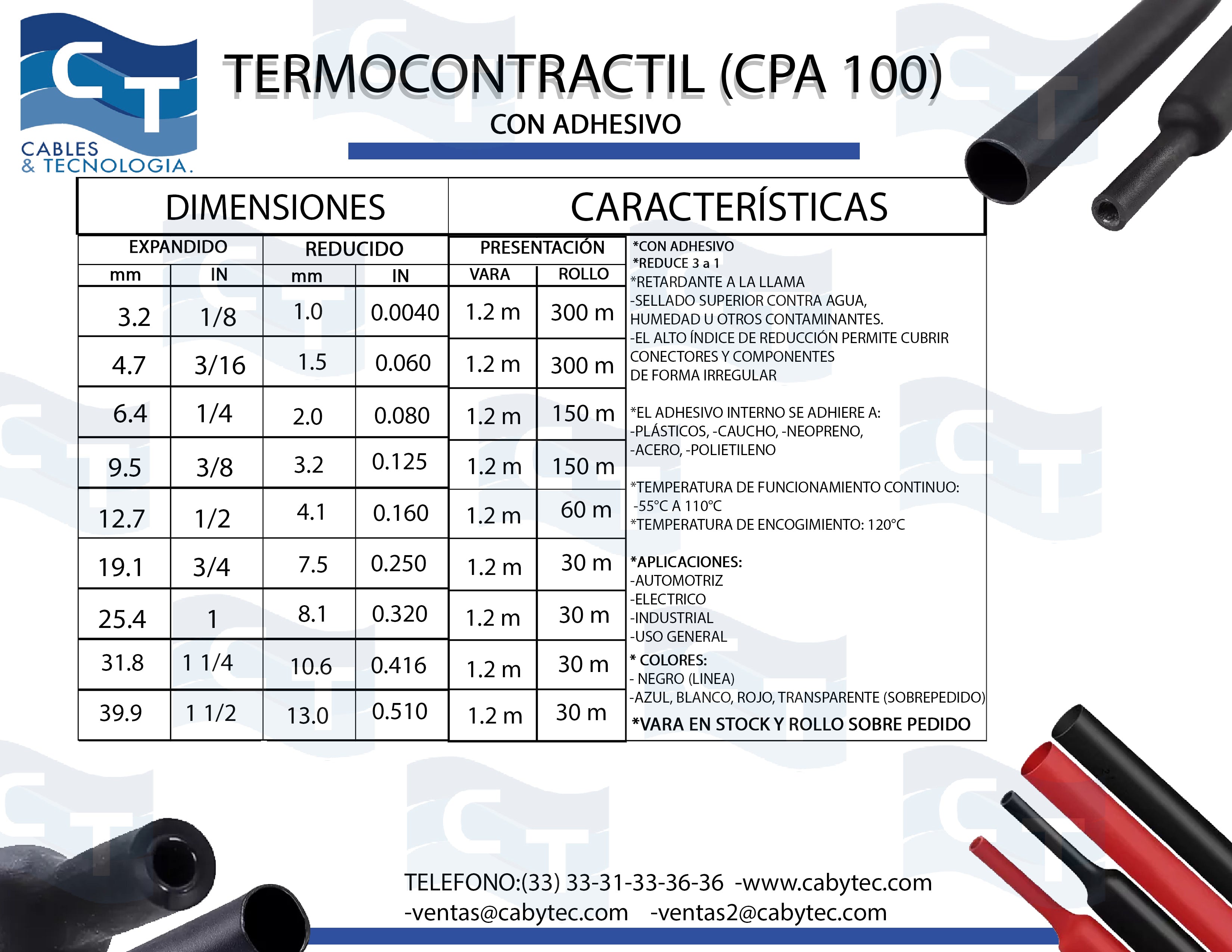 TERMOCONTRÁCTIL – Cabytec